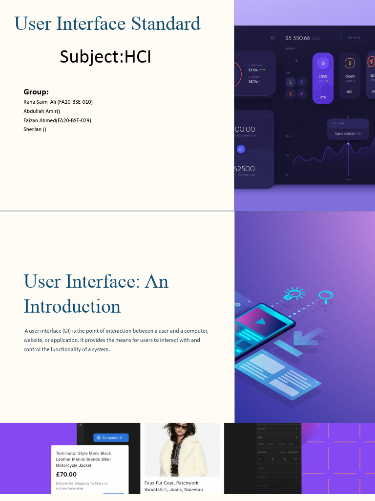 User Interface Standard | PDF | Graphical User Interfaces | User Interface