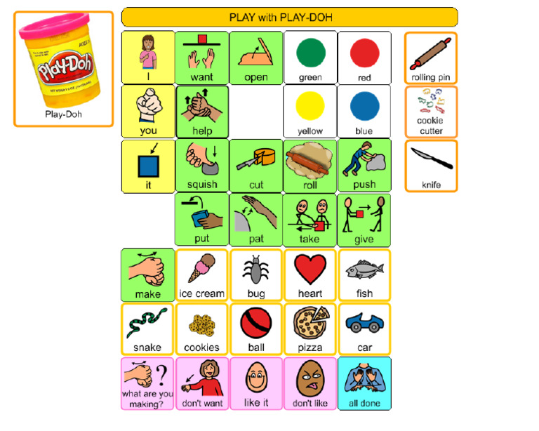 Playing - With - PlayDoh AAC | PDF