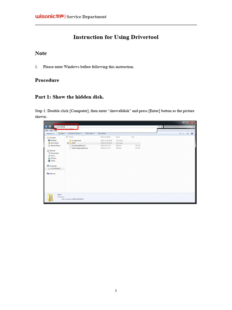 Instruction For Using Drivertool | PDF | Computer Hardware | Microsoft Windows
