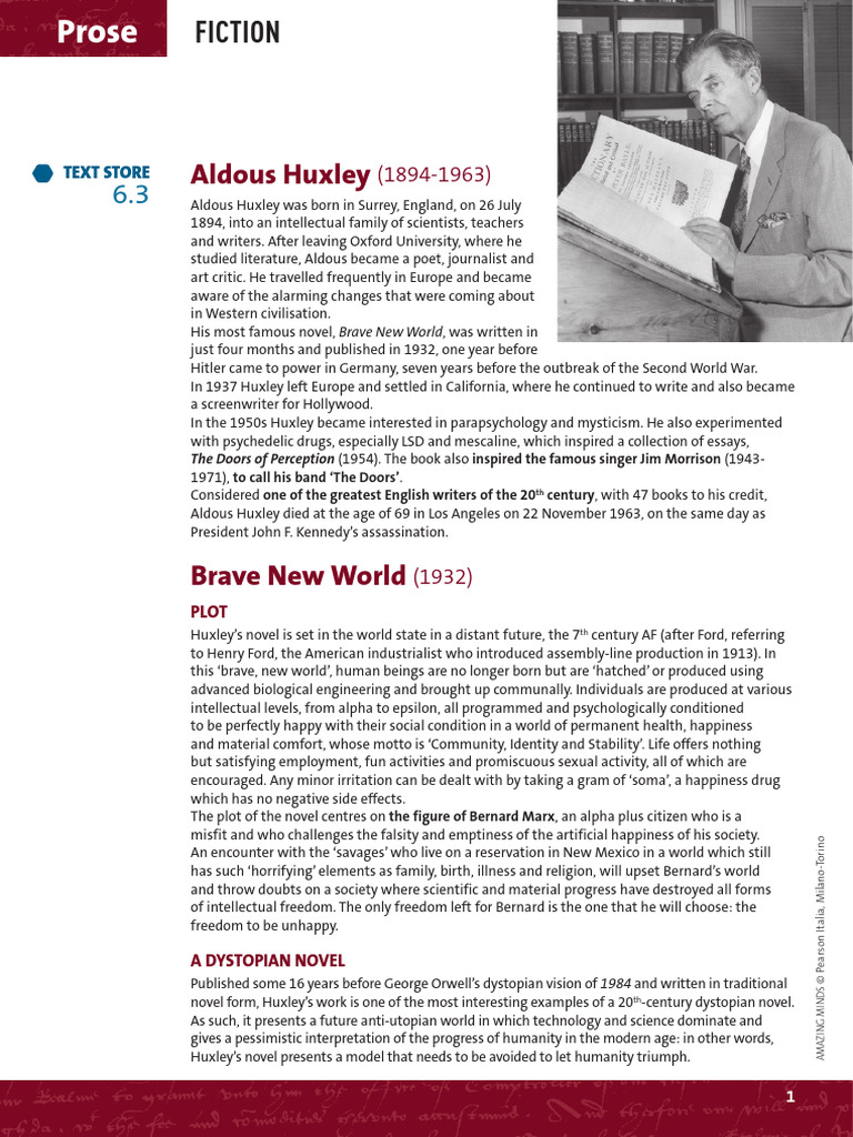 6 3 Huxley | PDF