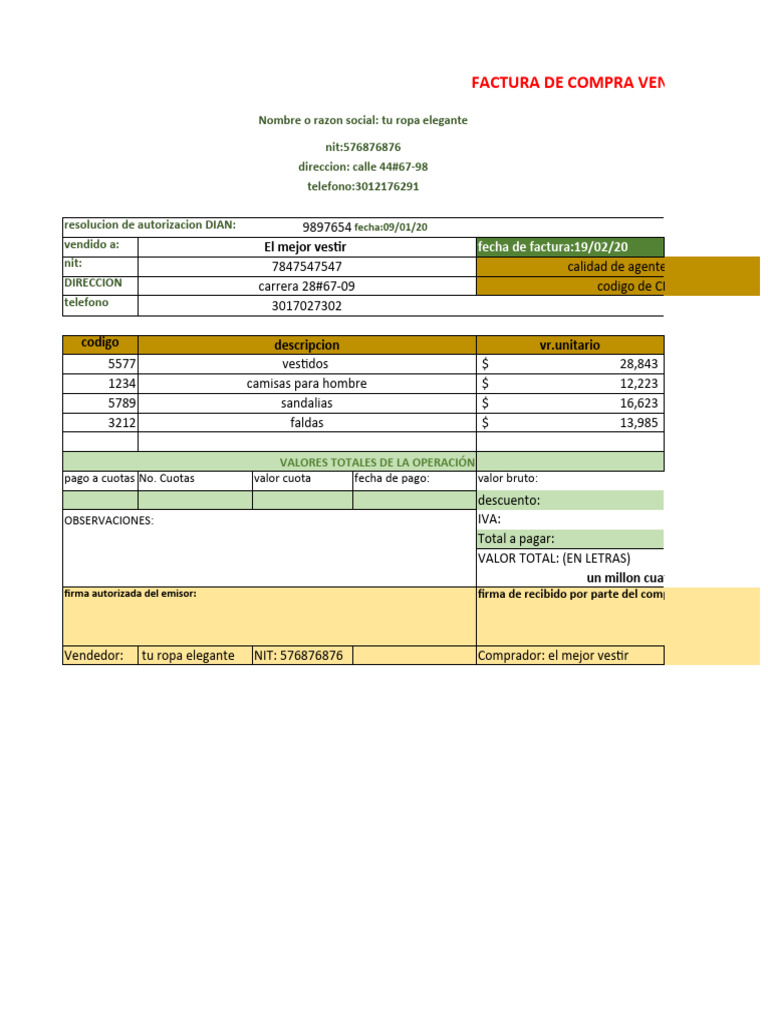 Factura de Venta y Cheque Banrural | PDF | Factura | Cheque