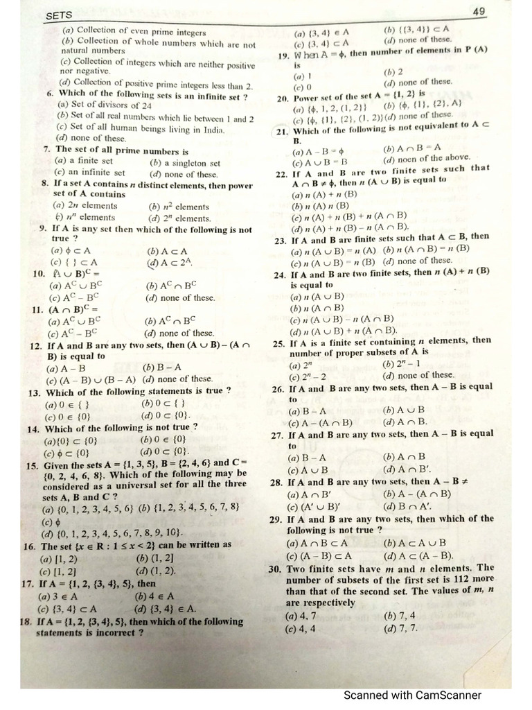 Class11 Chapter1 Term1 Mcqs | PDF