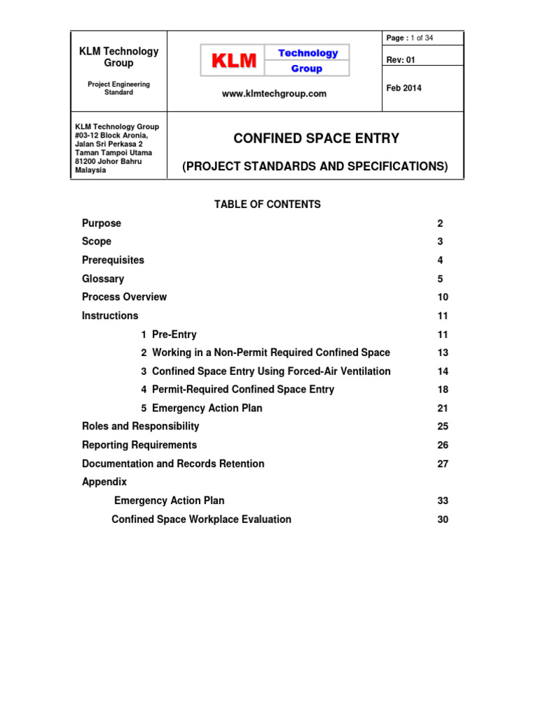 Project Standards and Specifications Confined Space Entry Rev01web ...