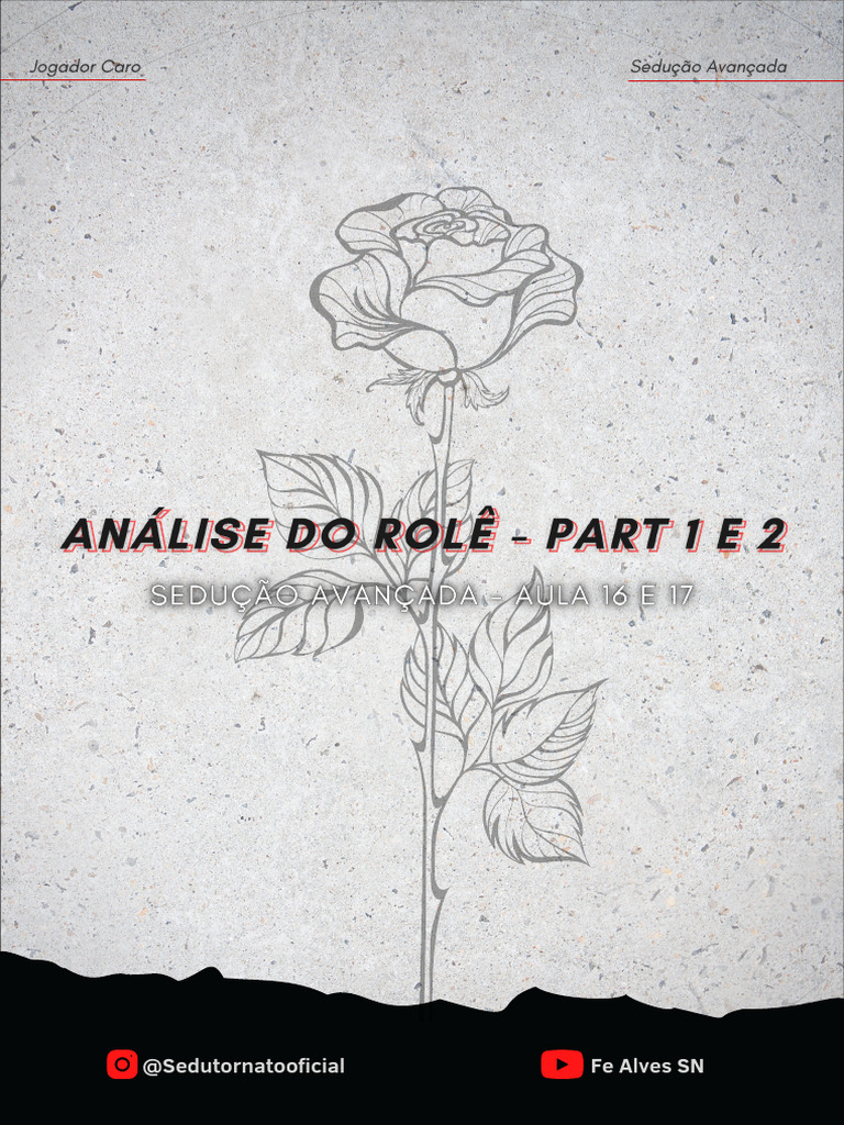 Aula 16 E 17 - Análise Do Rolê - Parte 01 E 02 (1) | PDF | Tempo | Atitude (Psicologia)