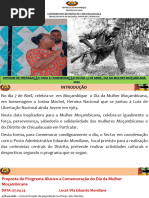 50 Anos Programa Das Actividades Gerais | PDF | Angola | Ministério (departamento governamental)