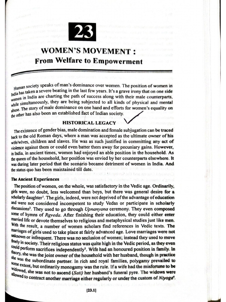 Igp Unit 8 Womens Movement | PDF