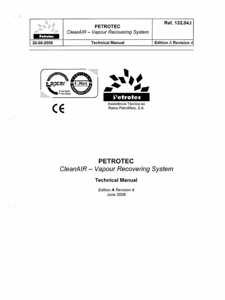 PT53 General Coorrespondance - Technical Manual - Petrotec | PDF