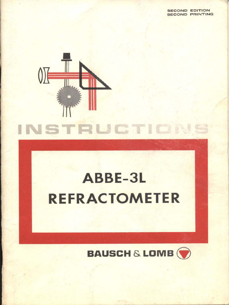 Abbe 3l Refractometer Optimized | PDF