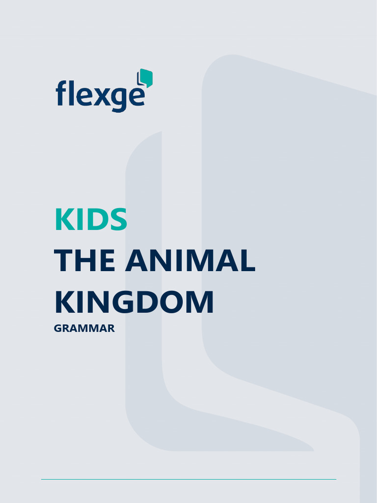 The Animal Kingdom - GRAMMAR | PDF | Sharks | Organisms