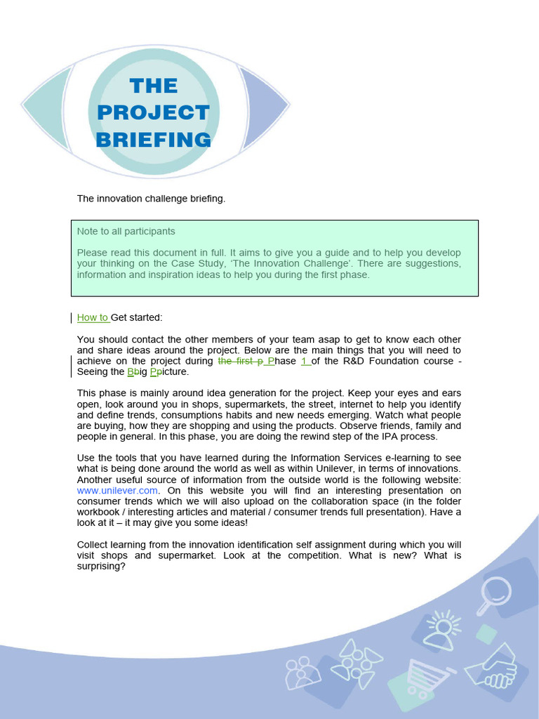 Innovation Challenge Guide | PDF | Innovation | Cognition