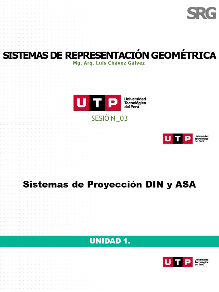 Semana 3 - PDF - Sistemas de Proyección DIN y ASA_ | PDF | Geometria ...
