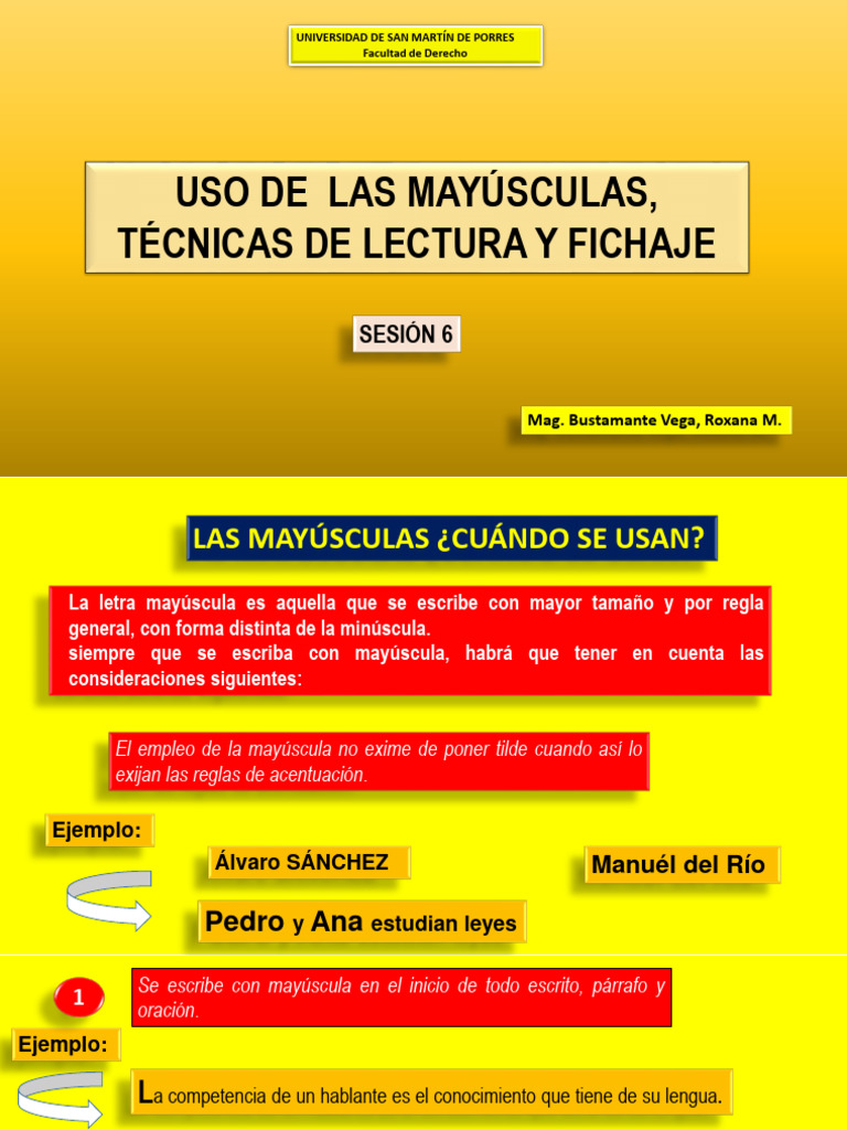 SESIÓN 6 de Las Mayúsculas | PDF | Caso de carta