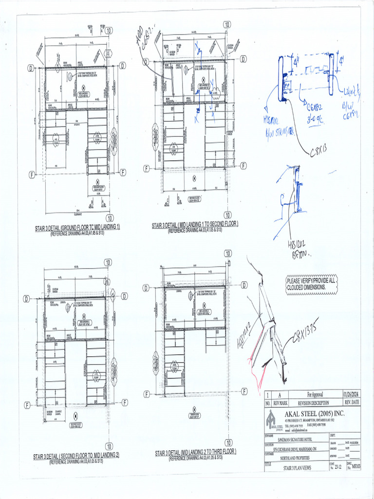 Vi Fy/ /u : " (REFERENCE DRAWING A4.03, A1.05 & S13) :nce (REFERENCE ...