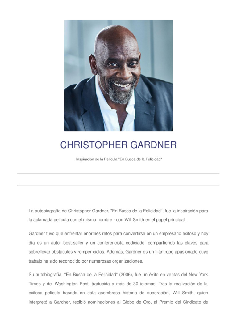 Christopher Gardner | PDF