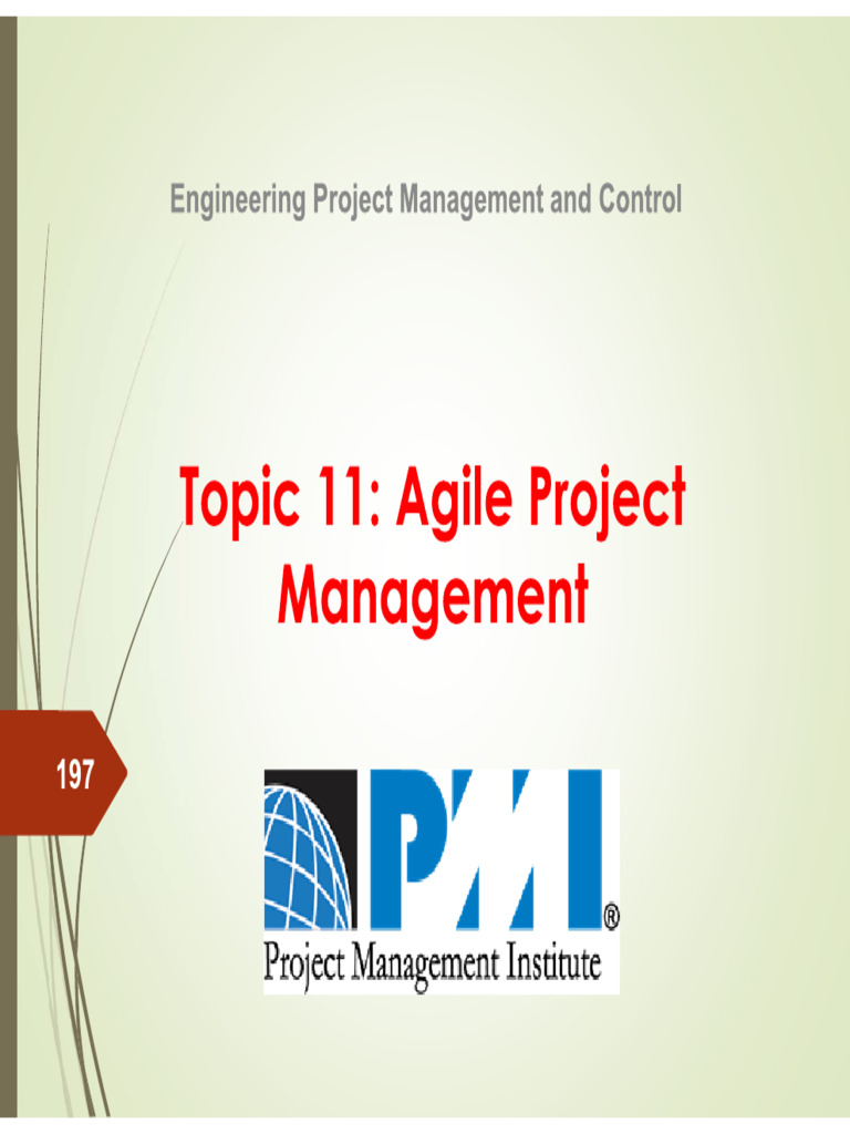 Chapter 11 - Agile Project Management | PDF