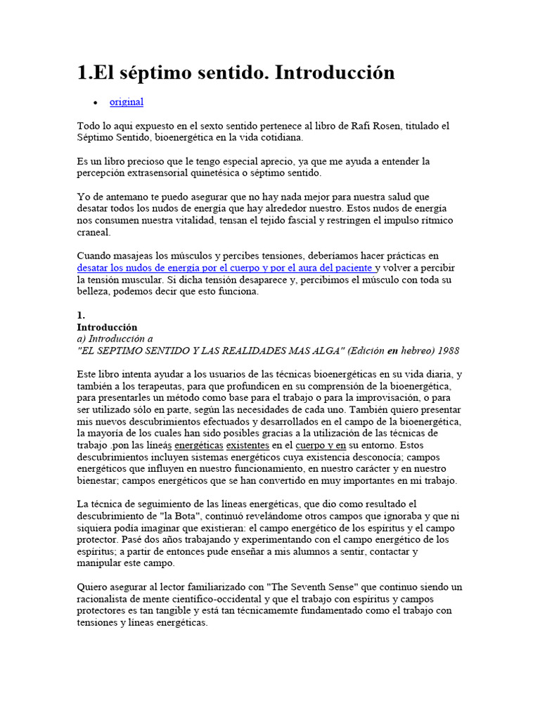 Septimo Sentido | PDF | Handedness | Las emociones