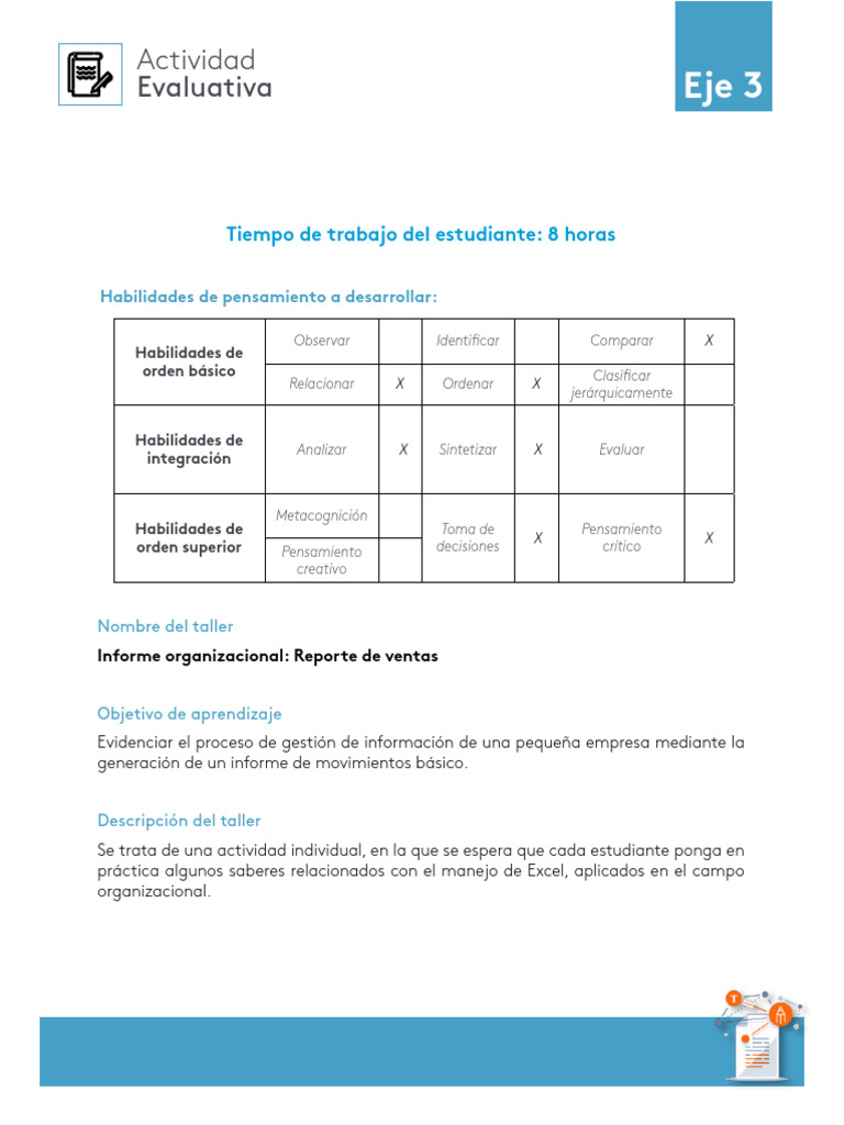 Actividad Evaluativa Eje 3 | PDF | Business | Microsoft Excel
