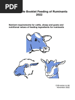 Dairy Cattle Ration Formulation Guide | PDF | Dairy Cattle | Dairy Farming