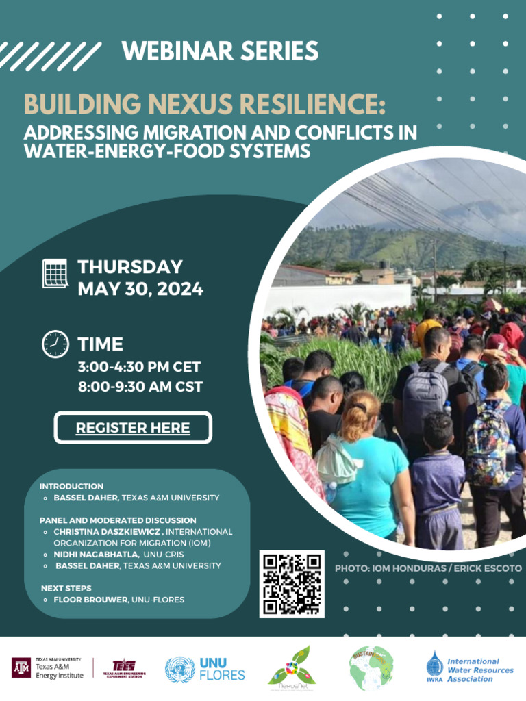Webinar Flyer - Building Nexus Resilience Addressing Migration and ...