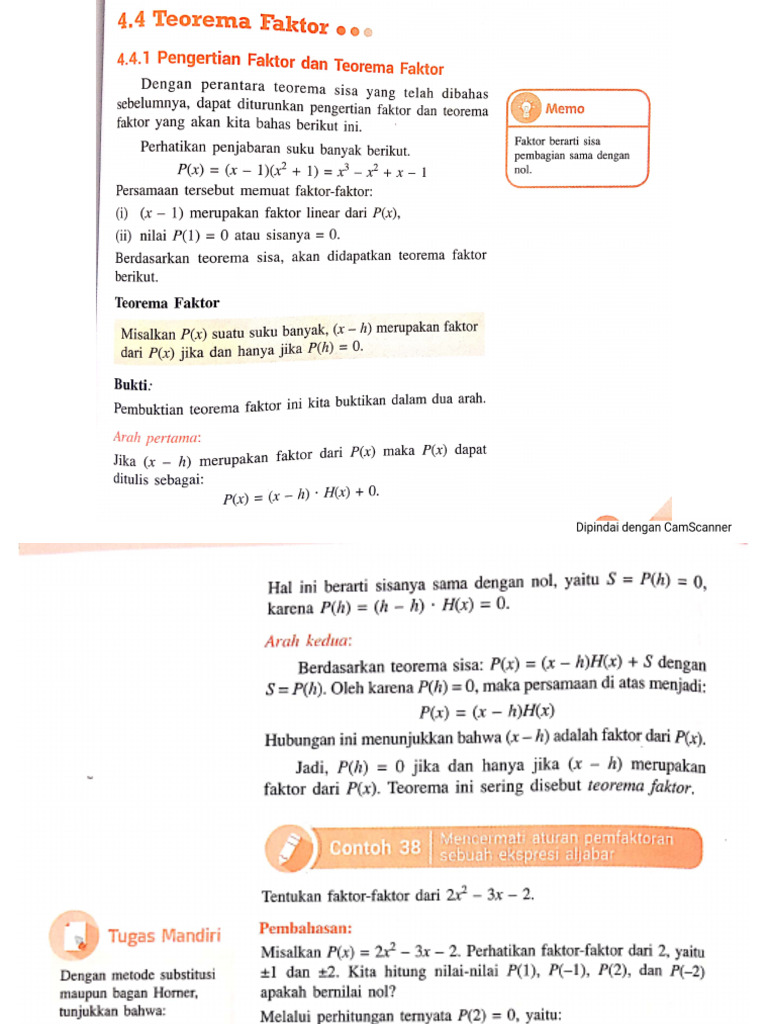 Teorema Faktor (CTTN+CTH) | PDF