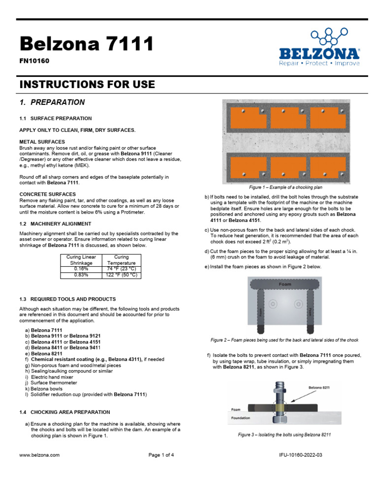 Gebruiksinstructie 7111 | PDF | Concrete | Materials