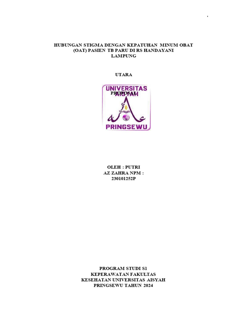 Proposal Putri Azzahra Pasca Perbaikan 3 | PDF