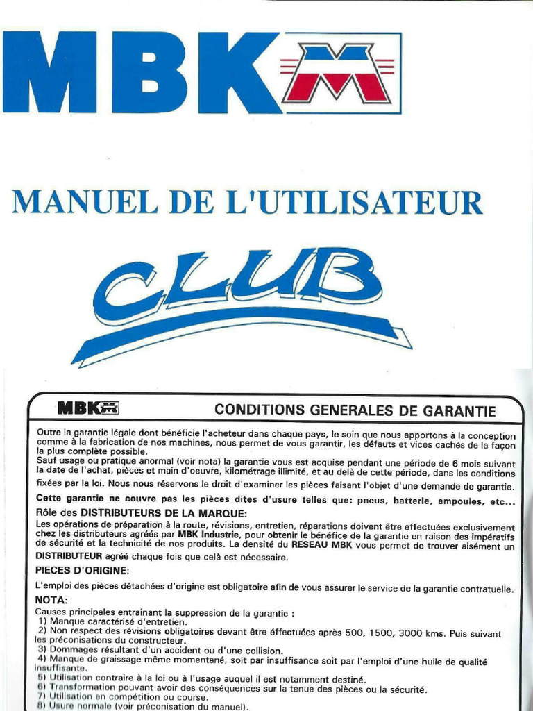 Mu Club MBK | PDF
