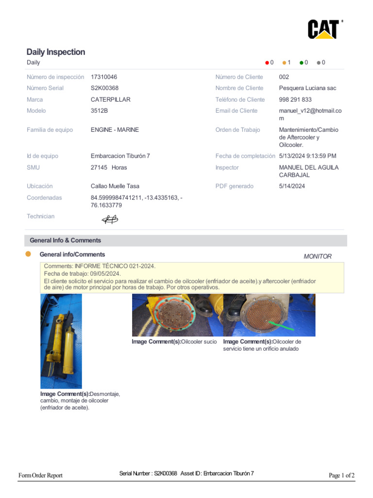 Inspection Report | PDF