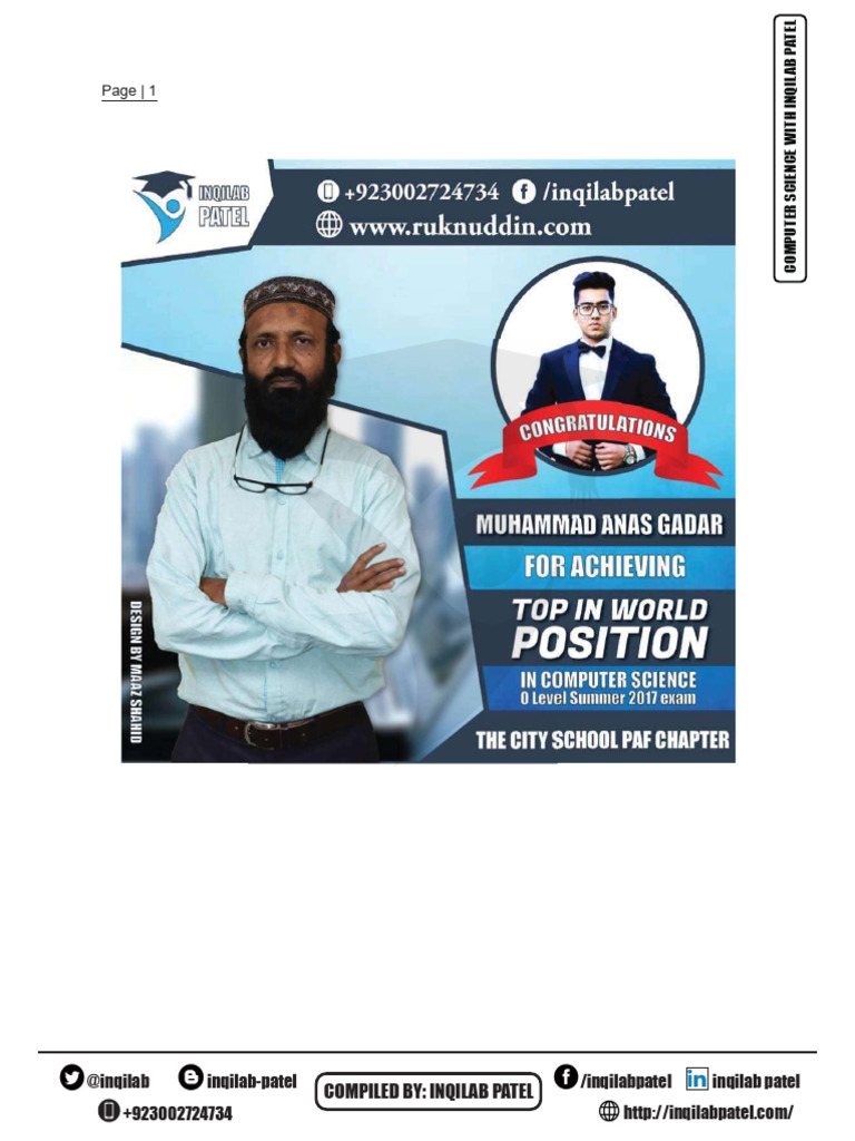 Computer Science Workbook by Inqilab Patel | PDF | Data Type | Boolean ...