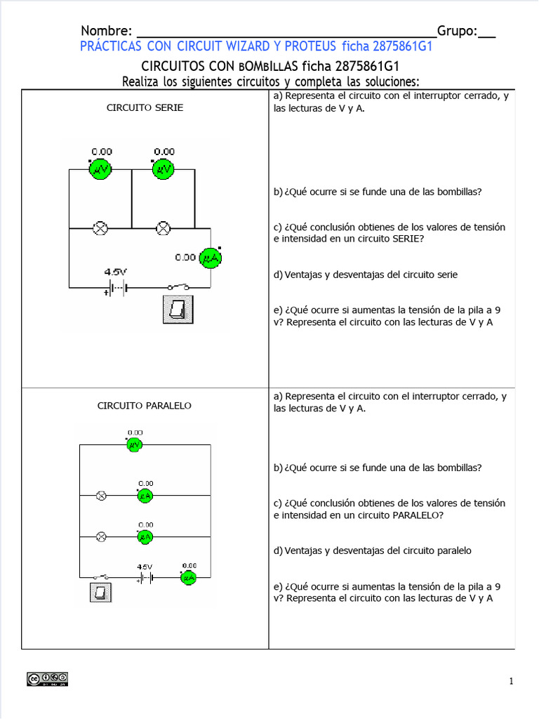 Practicas Electricidad Basica Pdf Red Eléctrica Cambiar