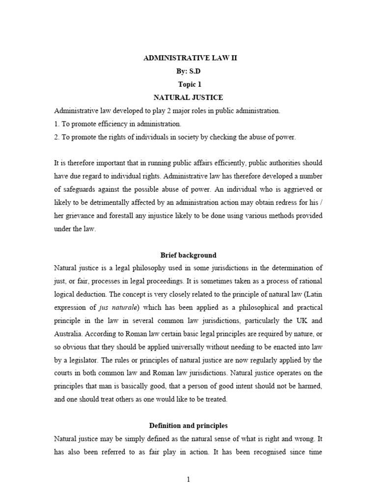 Administrative Law Notes | Download Free PDF | Certiorari | Hearsay