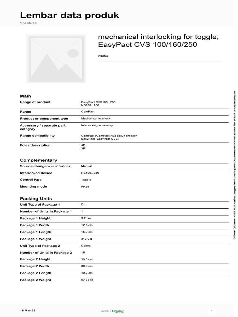 EasyPact CVS - MCCB - 29354 | PDF | Technology & Engineering