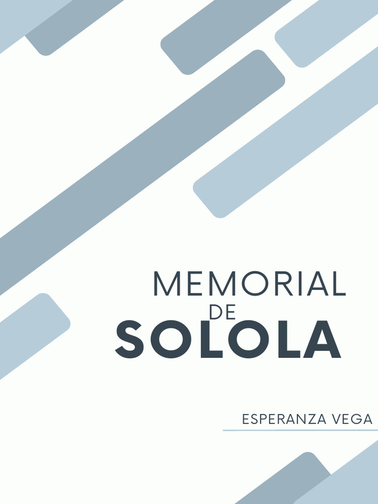Resumen del Memorial de Sololá | PDF | Pueblos indígenas de América ...