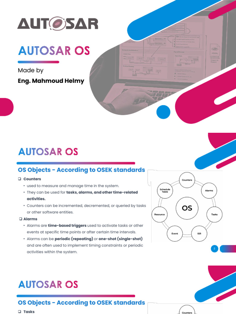 AUTOSAR OS - Eng. Mahmoud Helmy | PDF | Operating System | Computer Science AUTOSAR OS - Eng. Mahmoud Helmy | PDF | Operating System | Computer Science