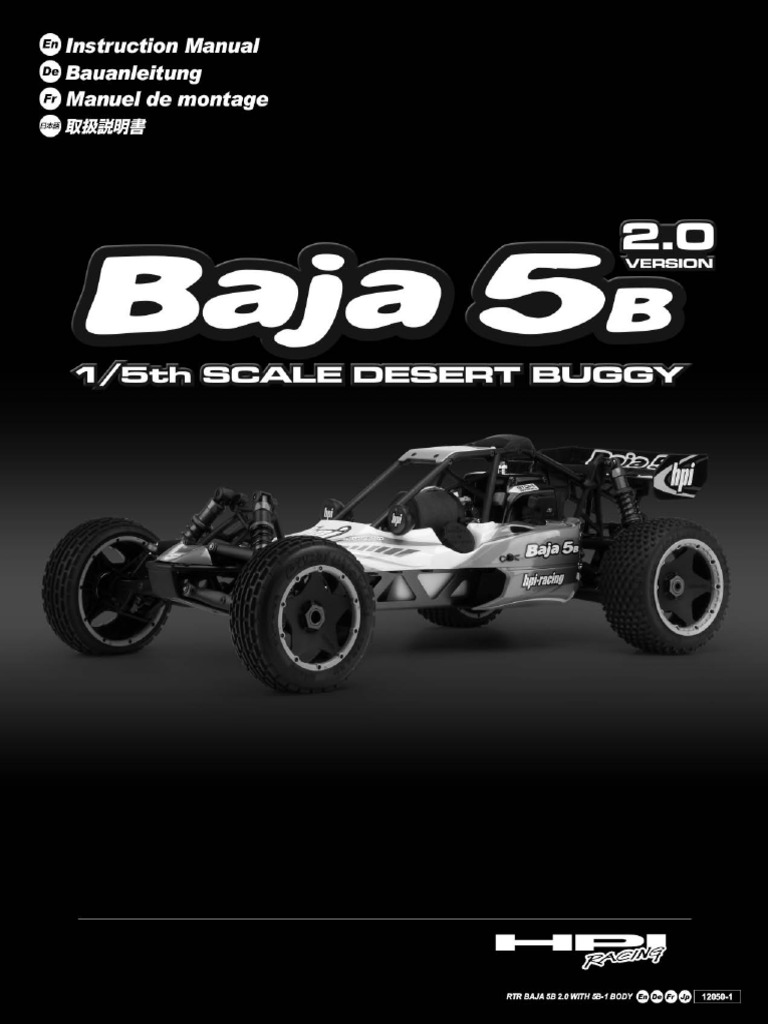 Hpi Baja 5B V2 (12050-1) | PDF