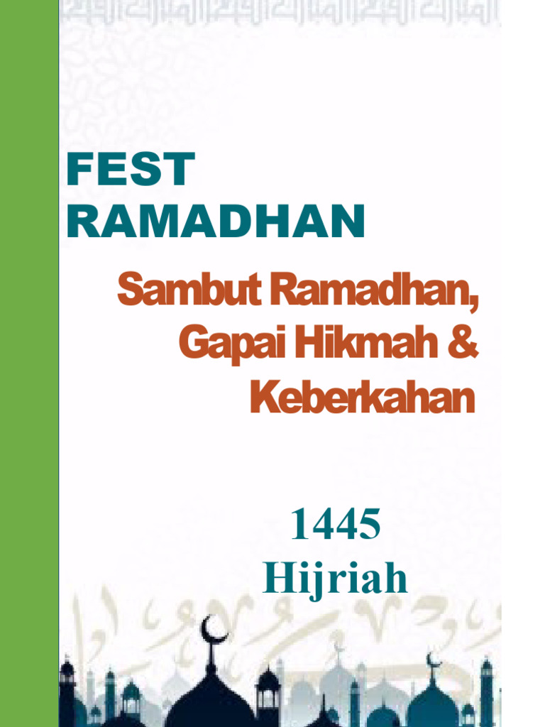 Proposal Fest Ramadhan 1445 Hijriah | PDF