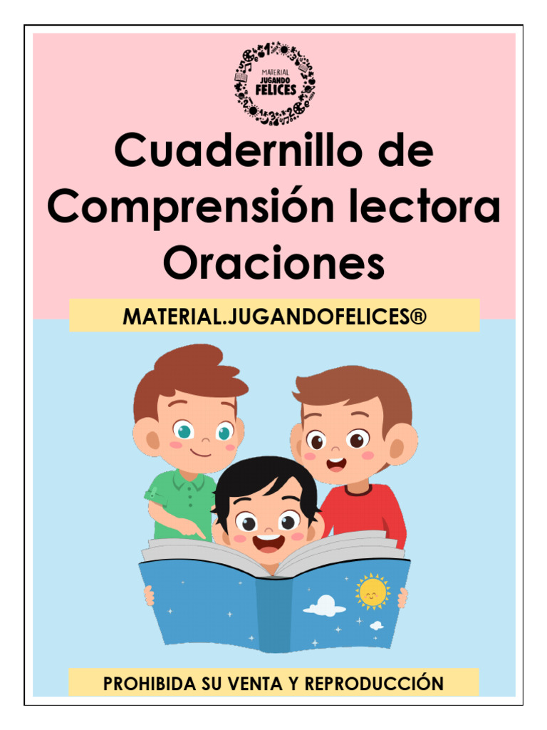 Cuadernillo de Apoyo PDF - Comprensión Lectora de Oraciones | PDF