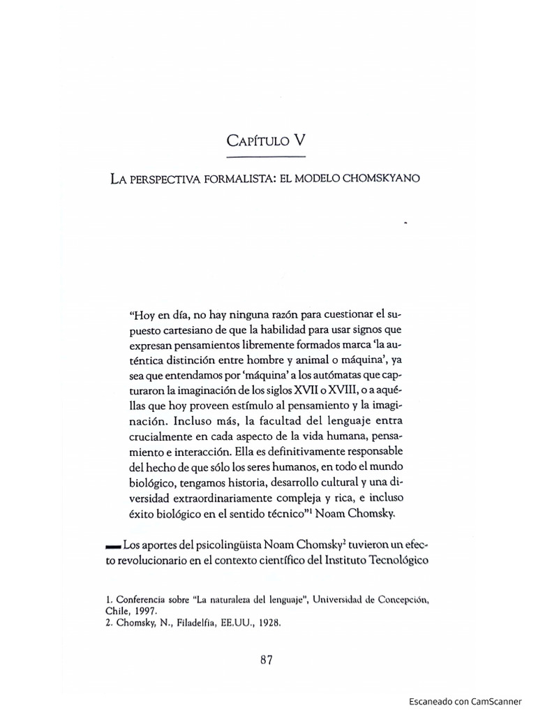 Capítulo 5, LENGUAJE de Maria Elena Colombo | PDF