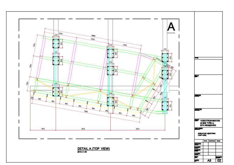 Illustrasi Videotron 6x12 M - Lok Gedung MT Haryono Residence - Type L ...