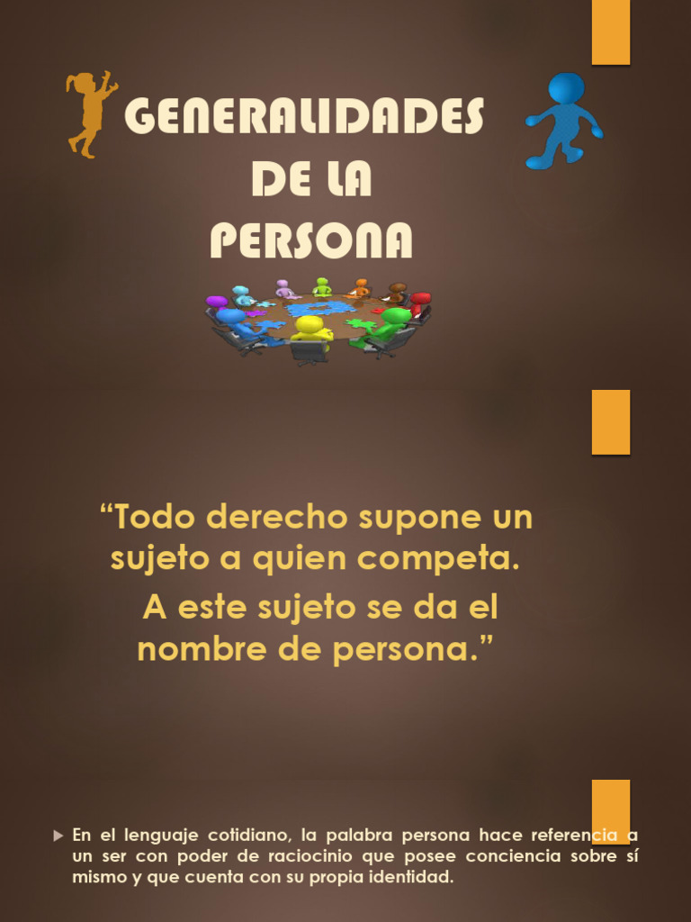Generalidades de La Persona | PDF | Razón | Palabra