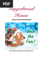 3D Gingerbread House Bead Instructions | PDF | Yellow | Bead