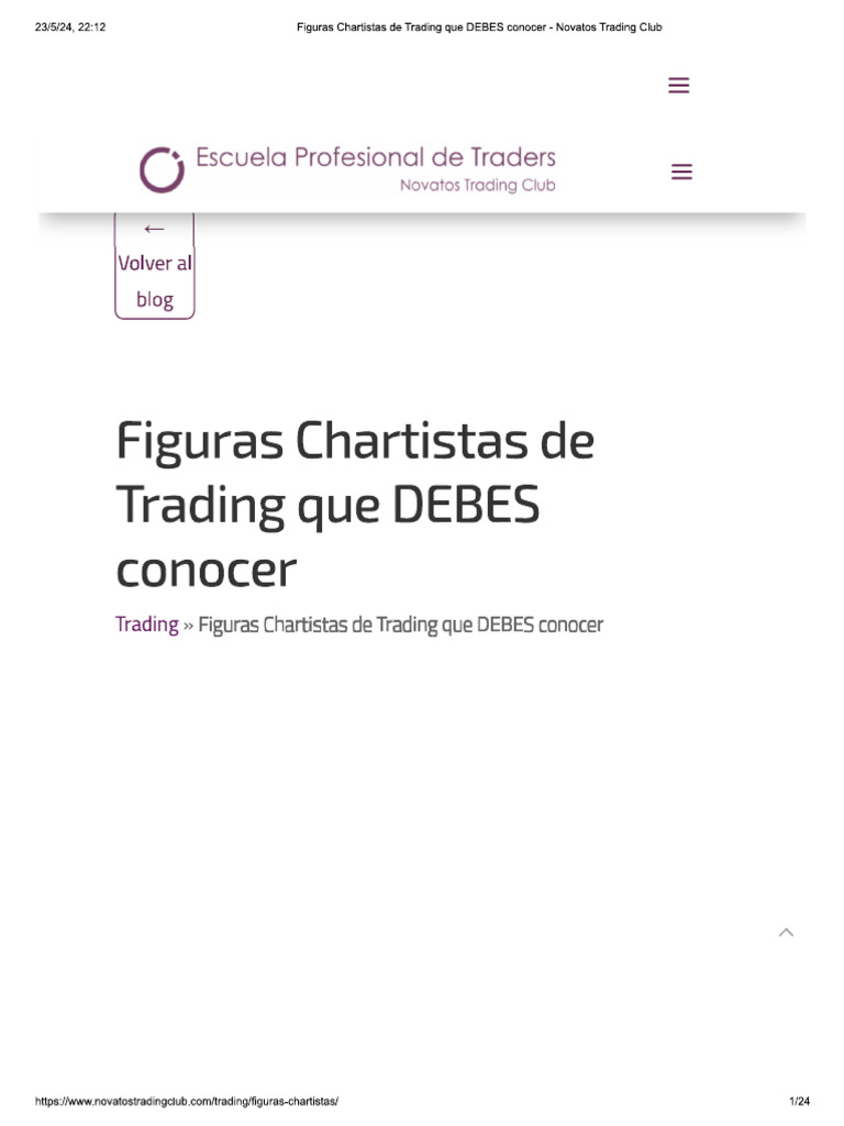 Figuras Chartistas de Trading Que DEBES Conocer | PDF