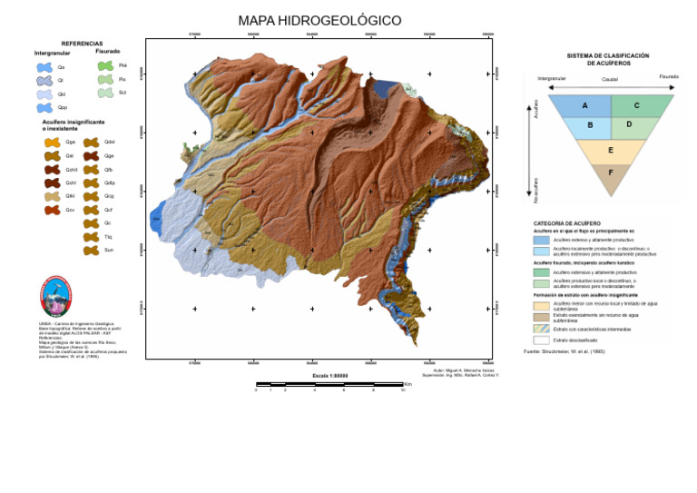 Mapa Hidrogeologico | Descargar gratis PDF | Ciencias de la Tierra | Geografía Física