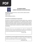 Sistematizacion - Oscar Jara | PDF | Experiencia | Pedagogía