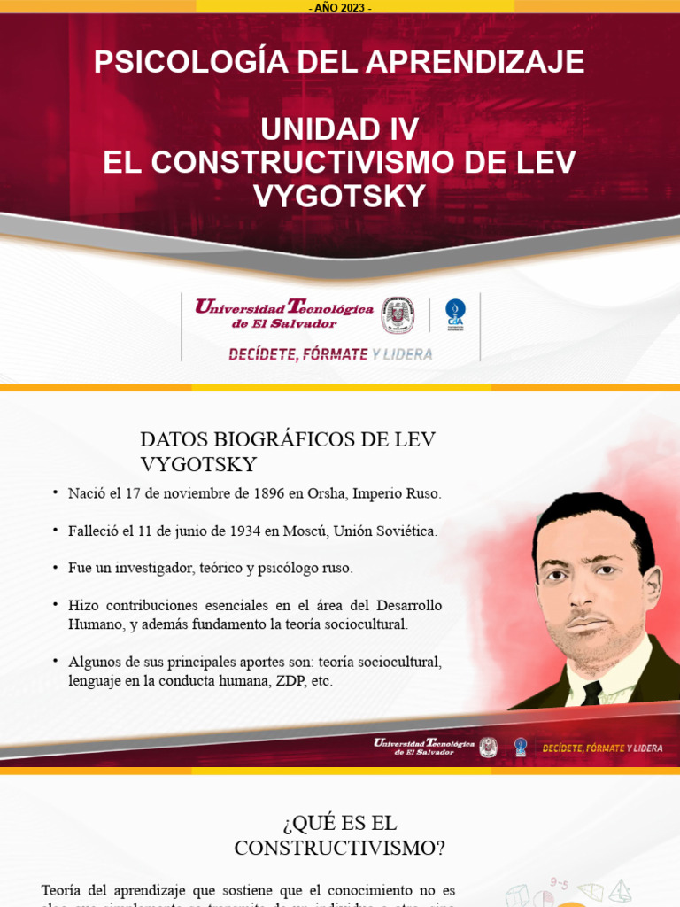 El Constuctivismo de Lev Vygotsky | PDF | Aprendizaje | Constructivismo (filosofía de la educación)