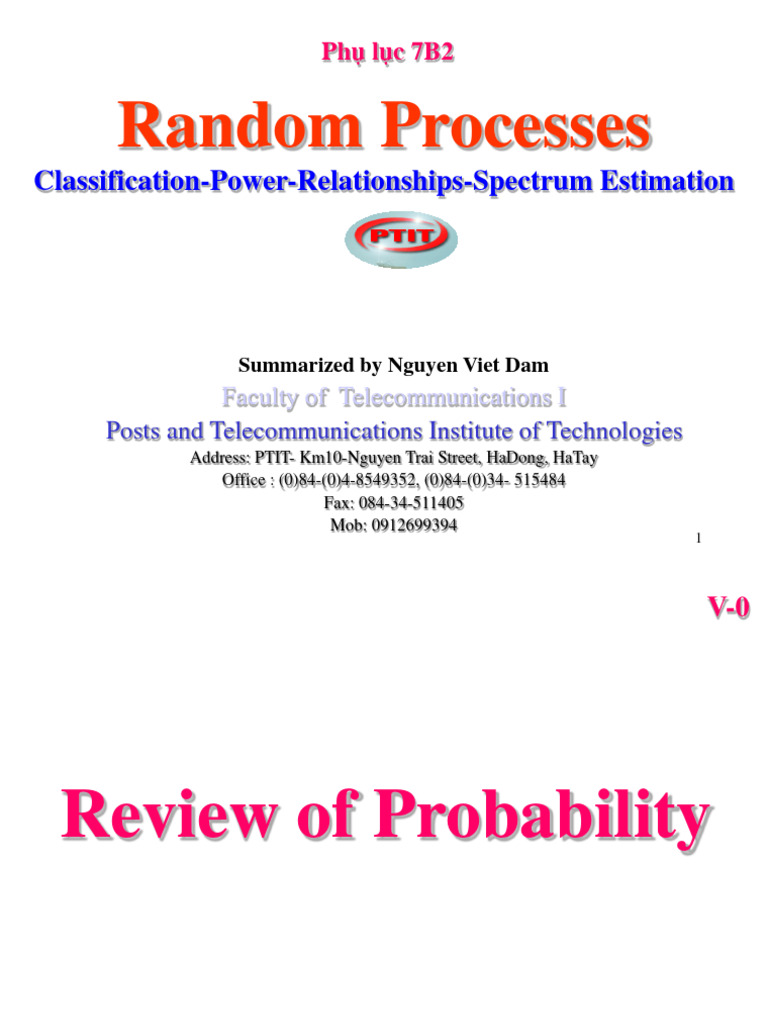 Phu Luc 7B2 - Random Processes-Classification-Power-Relationships ...