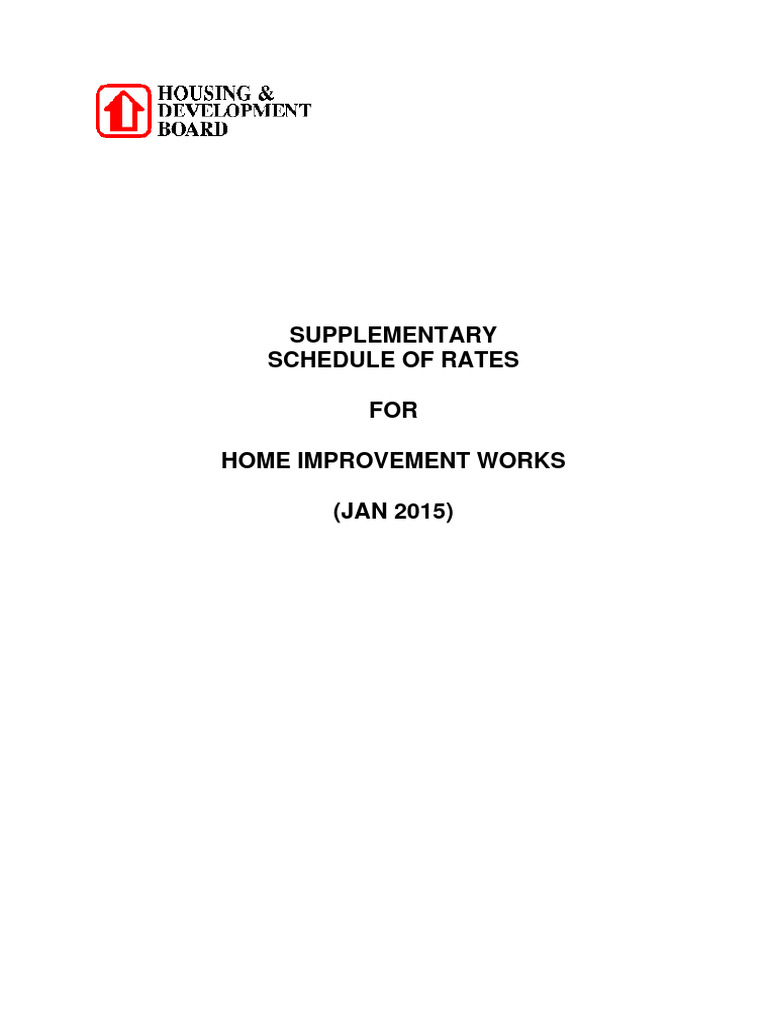 HDB SSOR - HIP - Jan 2015 | PDF | Electrical Wiring | Electrical Connector