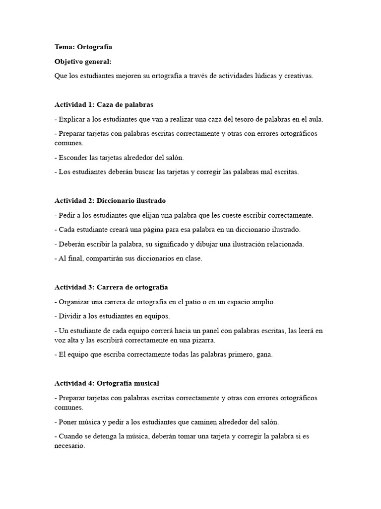 Ejercicios de Ortografía: B y V | PDF | Diccionario