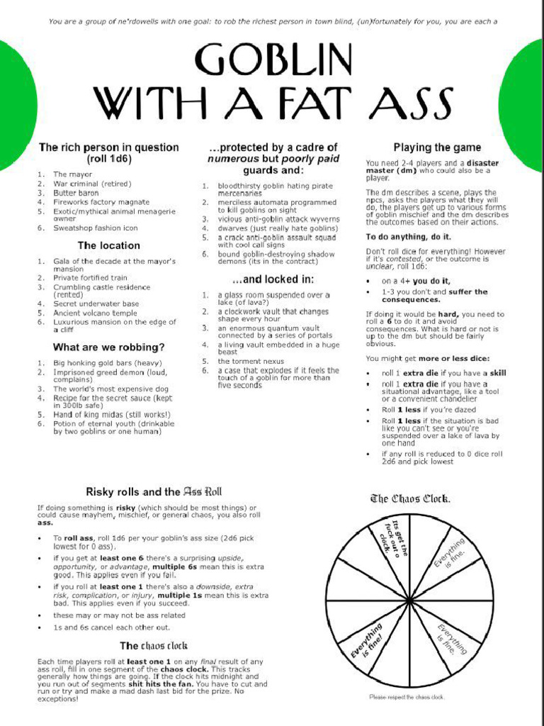 GWAFA Rulebook | PDF
