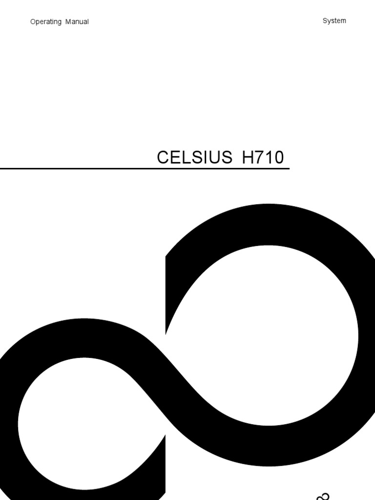 Celsius H710: System Operating Manual | PDF | Computer Keyboard | Laptop